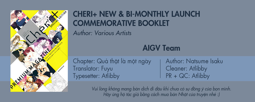 [Ameiro Paradox] Quả thật là một ngày – AIGV Team